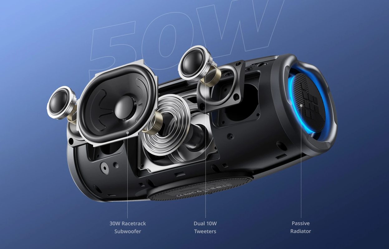 Loa Bluetooth Tronsmart Mirtune S100 50W Portable Outdoor Speaker